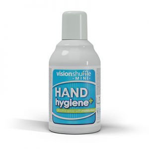 visionshuffle -mini- Hand Hygiene+ Spray (box of 6) - Hygiene Vision Europe